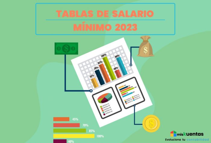 Tablas De Salario MÍnimo 2023 Miskuentas Miskuentas