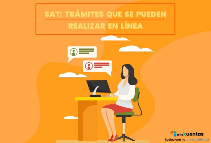 SAT: TRÁMITES QUE SE PUEDEN REALIZAR EN LÍNEA | misKuentas : misKuentas