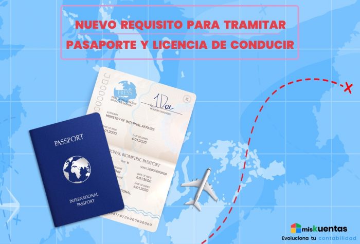 NUEVO REQUISITO PARA TRAMITAR PASAPORTE Y LICENCIA DE CONDUCIR ...